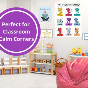 Dragon Emotions Chart: Educational Feelings Poster (digital Download ...