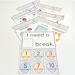 Classroom Break Cards: Calm Down Corner Visuals (digital Download) - Etsy