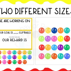Gumball Reward Chart: Classroom Behavior Management (digital Download ...