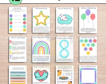 100 Coping Skills Cards for Kids & Teens | Printable SEL Calm Corner ...