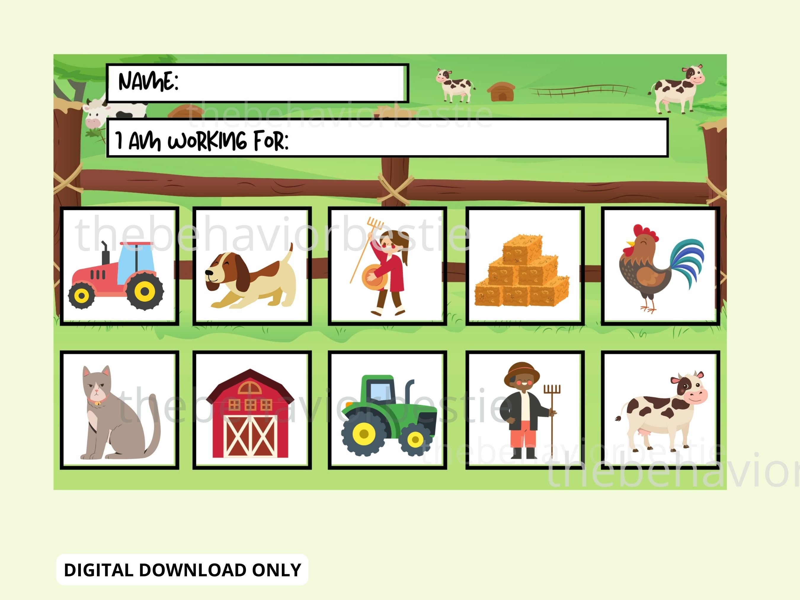 Tractor Reward Chart: Farm Chore Tracker (PDF Digital Download) - Etsy UK
