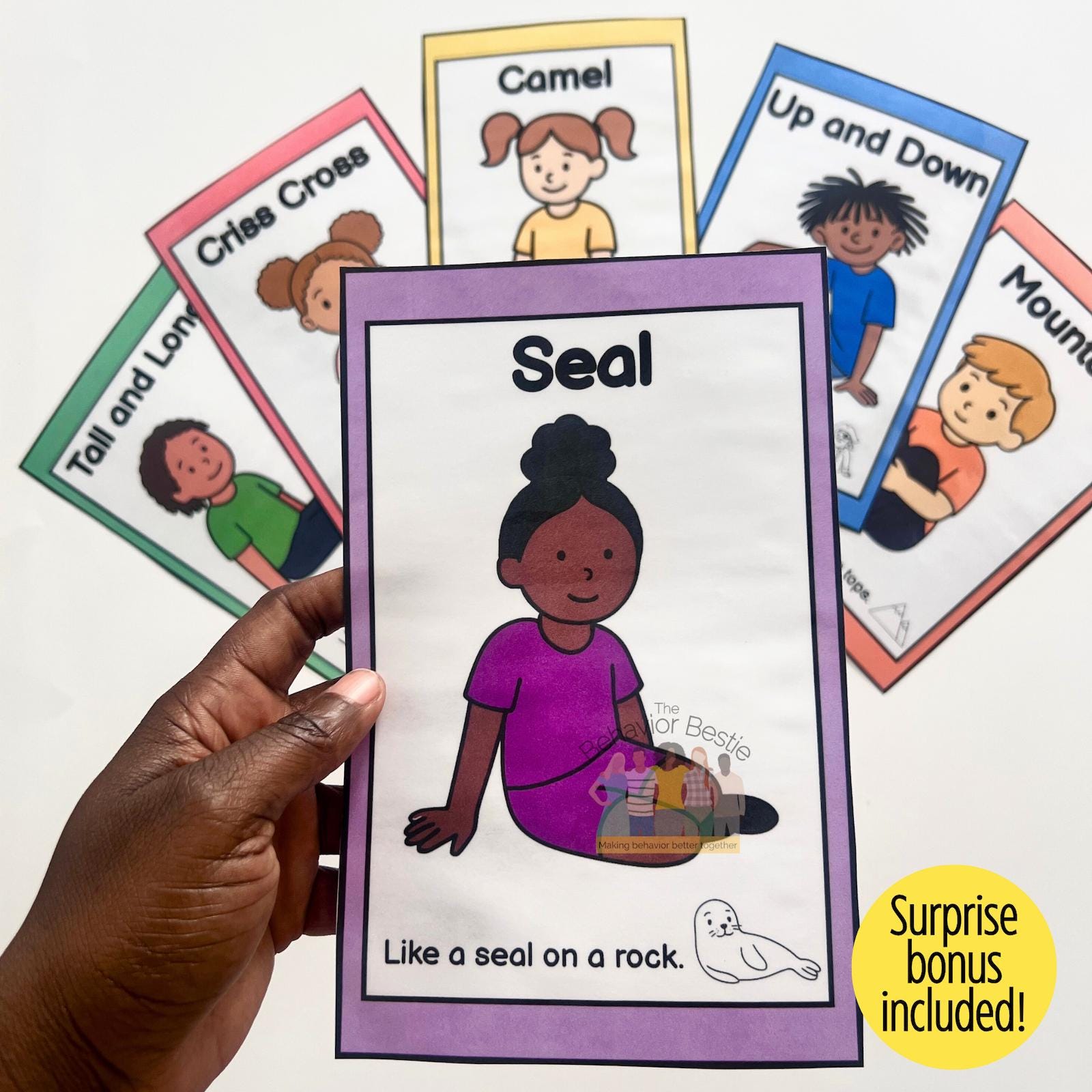 Carpet Time Visuals: Classroom Management Cards (fillable PDF Download ...