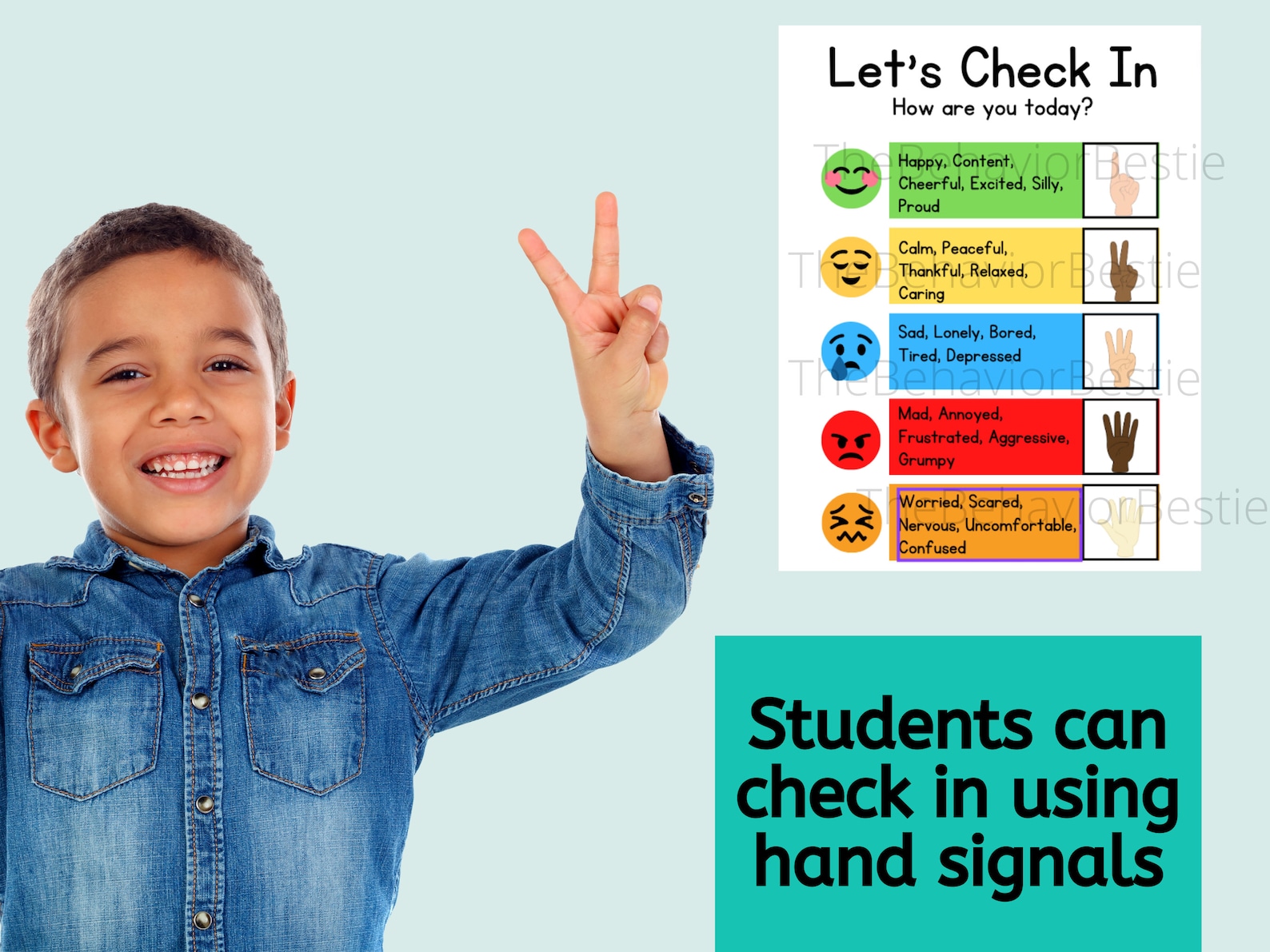 Editable Emotions Check-in Feelings Check in Daily - Etsy