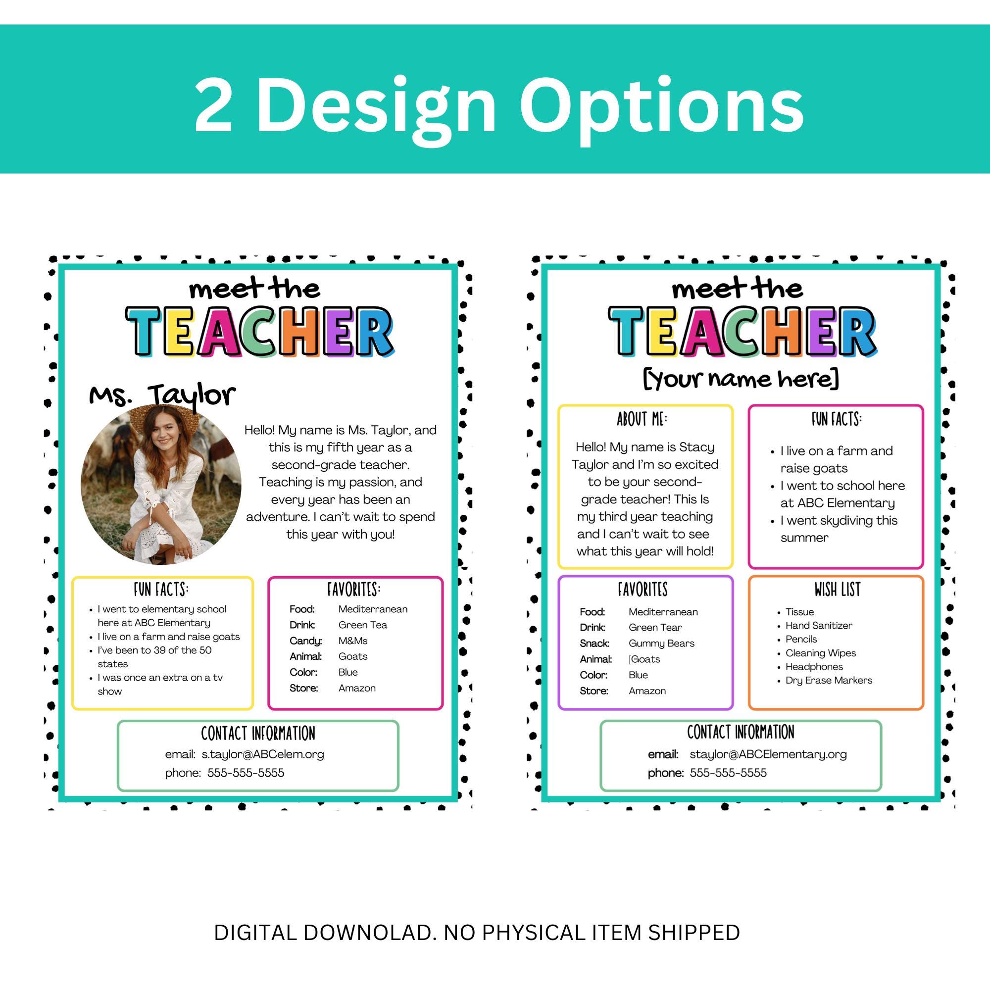 Editable Meet the Teacher Template: Canva, Google Slides, Powerpoint ...
