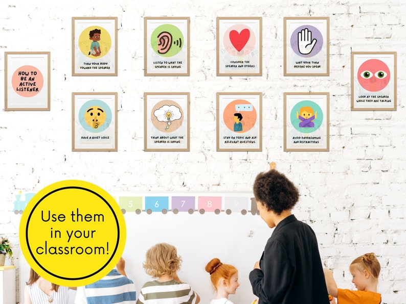 Active Listening Poster | Active Listening Skills | How to Be an Active ...