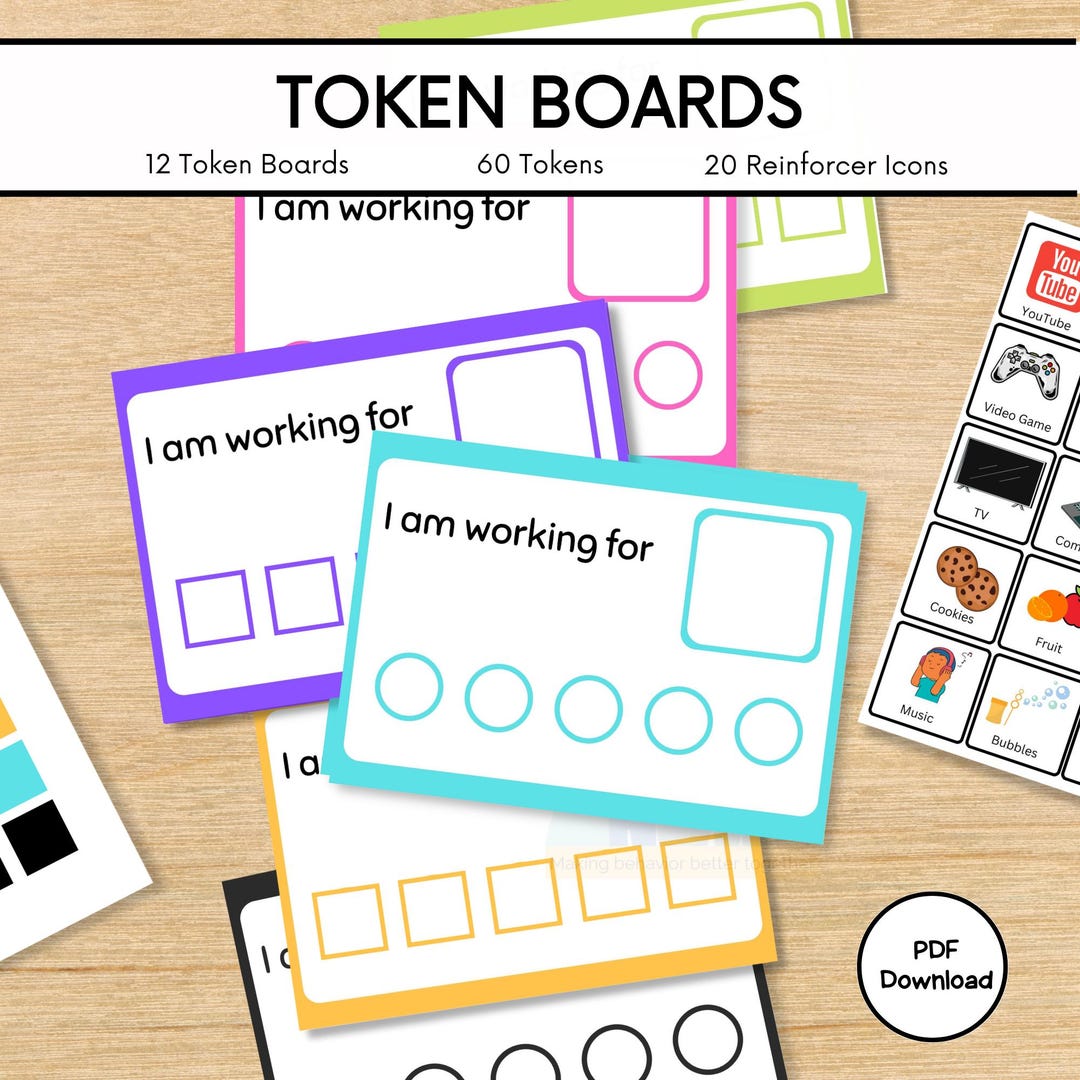 Digital Token Board Bundle | Sticker Chart Bundle | Behavior Chart ...