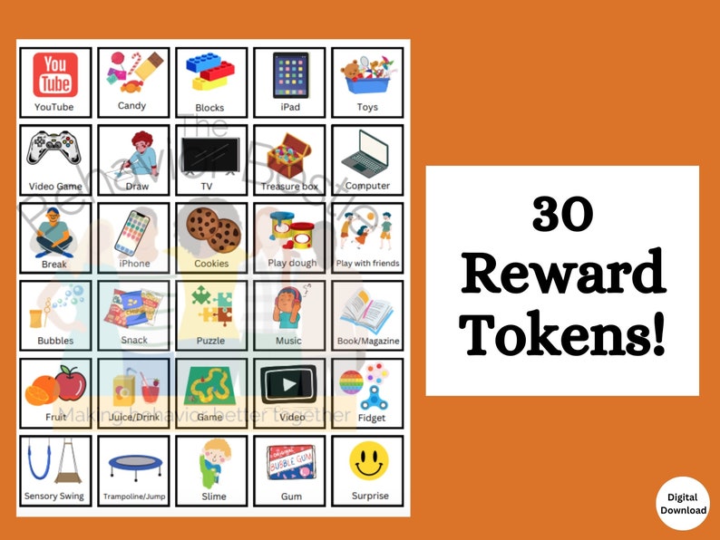 Basketball Token Board: Printable Reward Chart (digital Download) - Etsy