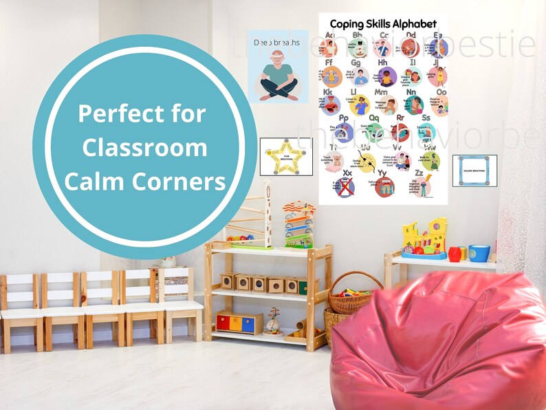 Coping Skills Alphabet Poster: Self Regulation for Children (digital ...