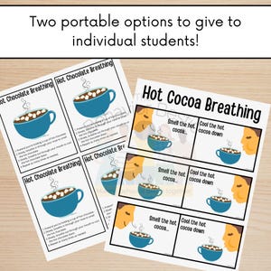 Hot Chocolate Breathing Strategy: Calming Visual for Kids (printable ...