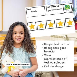 Star Sticker Chart | Star Reward Chart | Printable Star Token Board ...