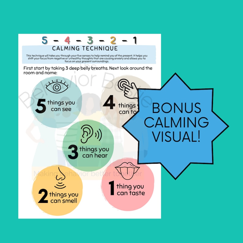 I Need a Break Visual: Self-regulation Cards for Kids (PDF Download) - Etsy