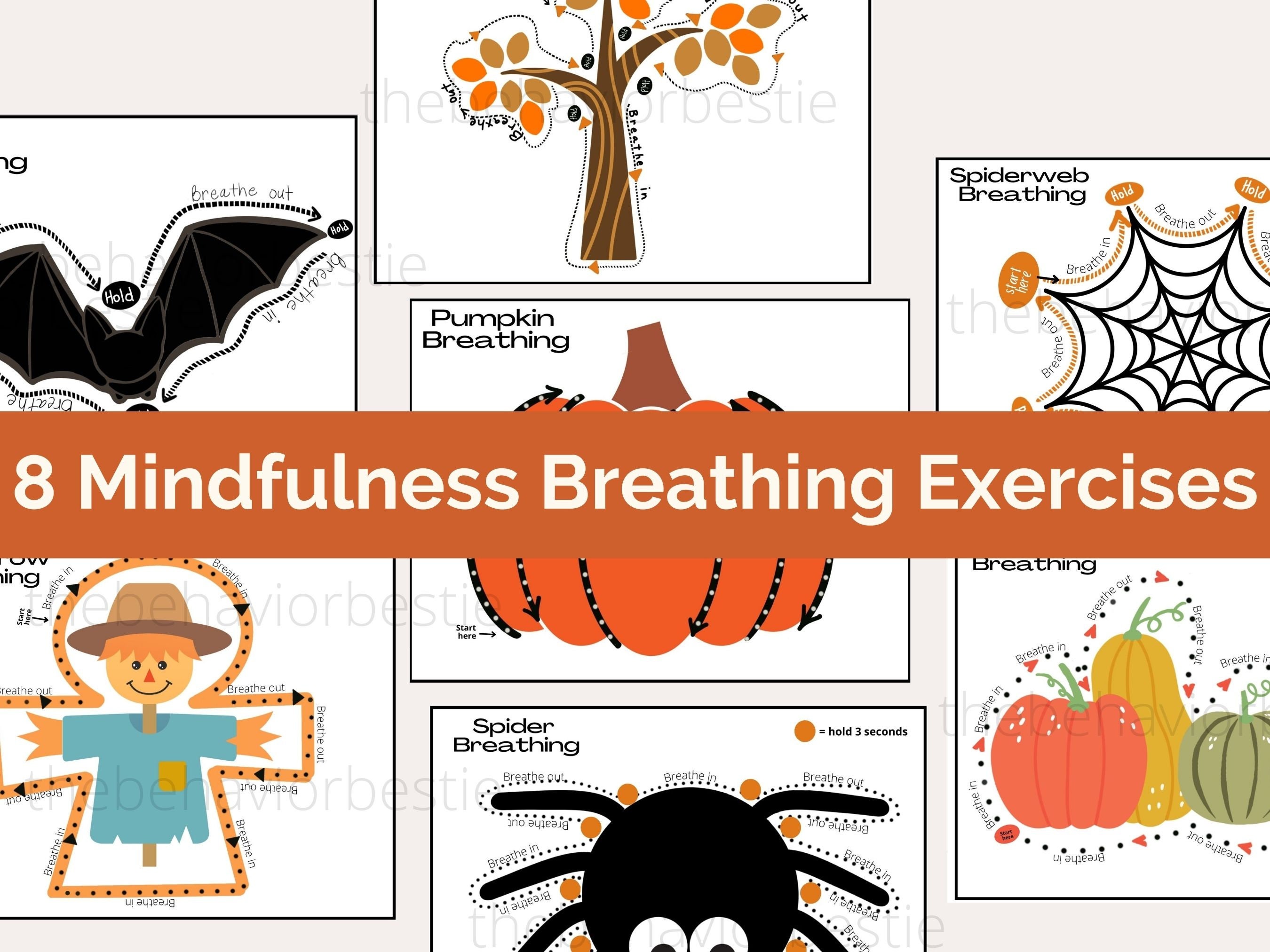 Fall Themed Mindfulness Breathing Cards Mindfulness Breathing Activity ...