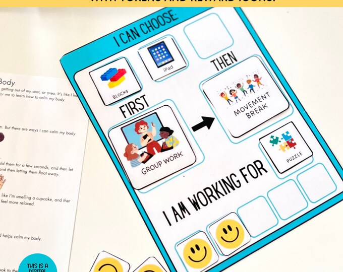 Printable First Then Visual Board - Etsy Canada