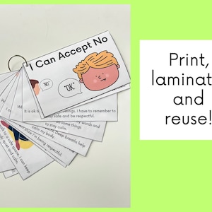 Accepting "no" Social Narrative: Social Skills Story (digital Download ...