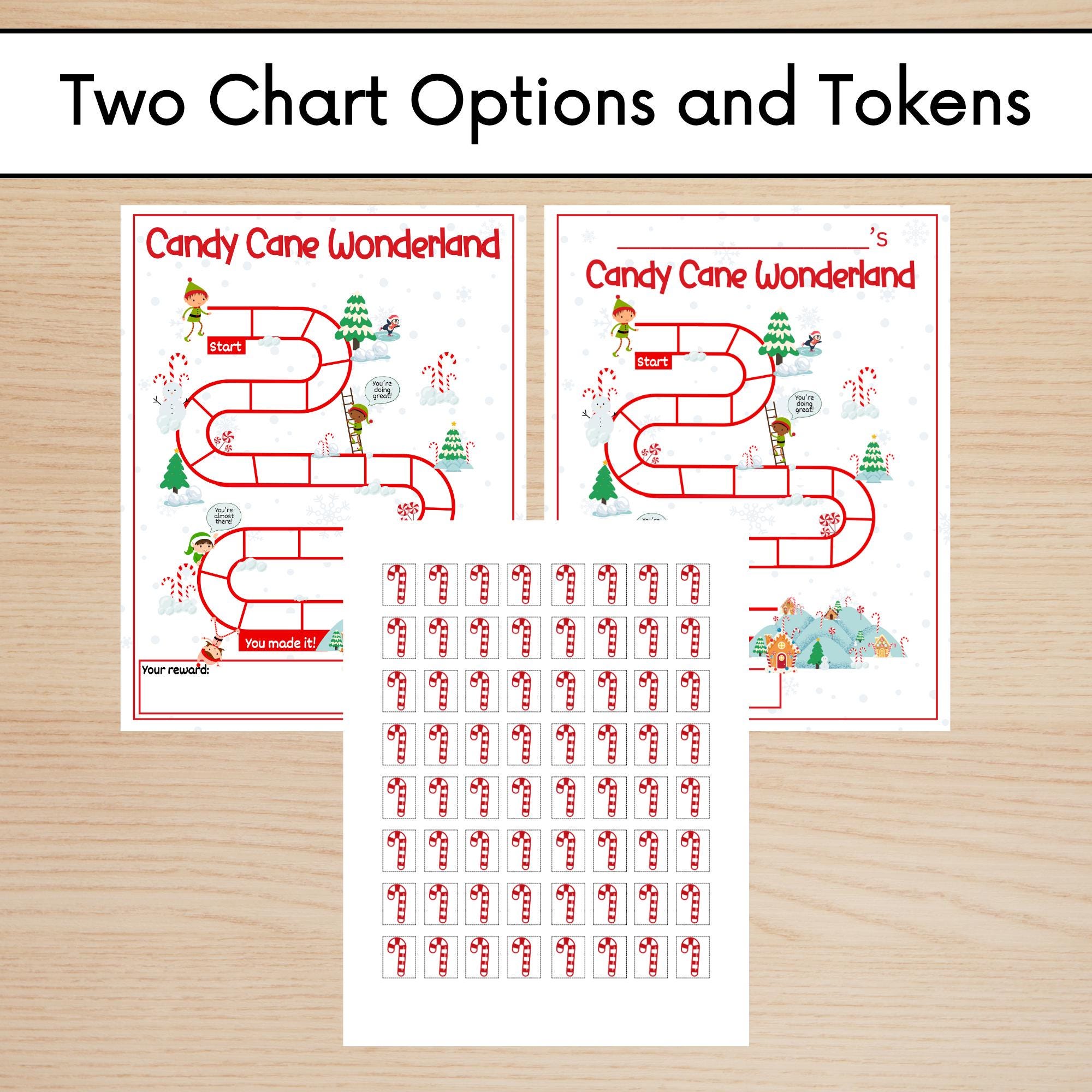 Reward Chart, Christmas Printable, Behavior Chart Download for Kids ...
