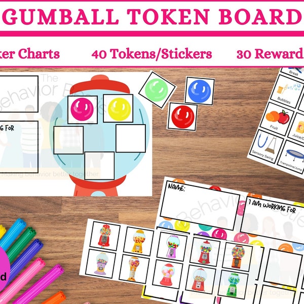 Gumball Reward Chart - Etsy