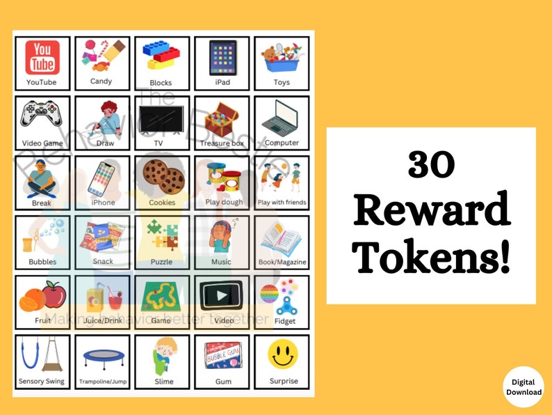 Printable Construction Token Board Construction Sticker Chart ...