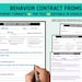 Customizable Student Behavior Contract: Positive Discipline (PDF ...