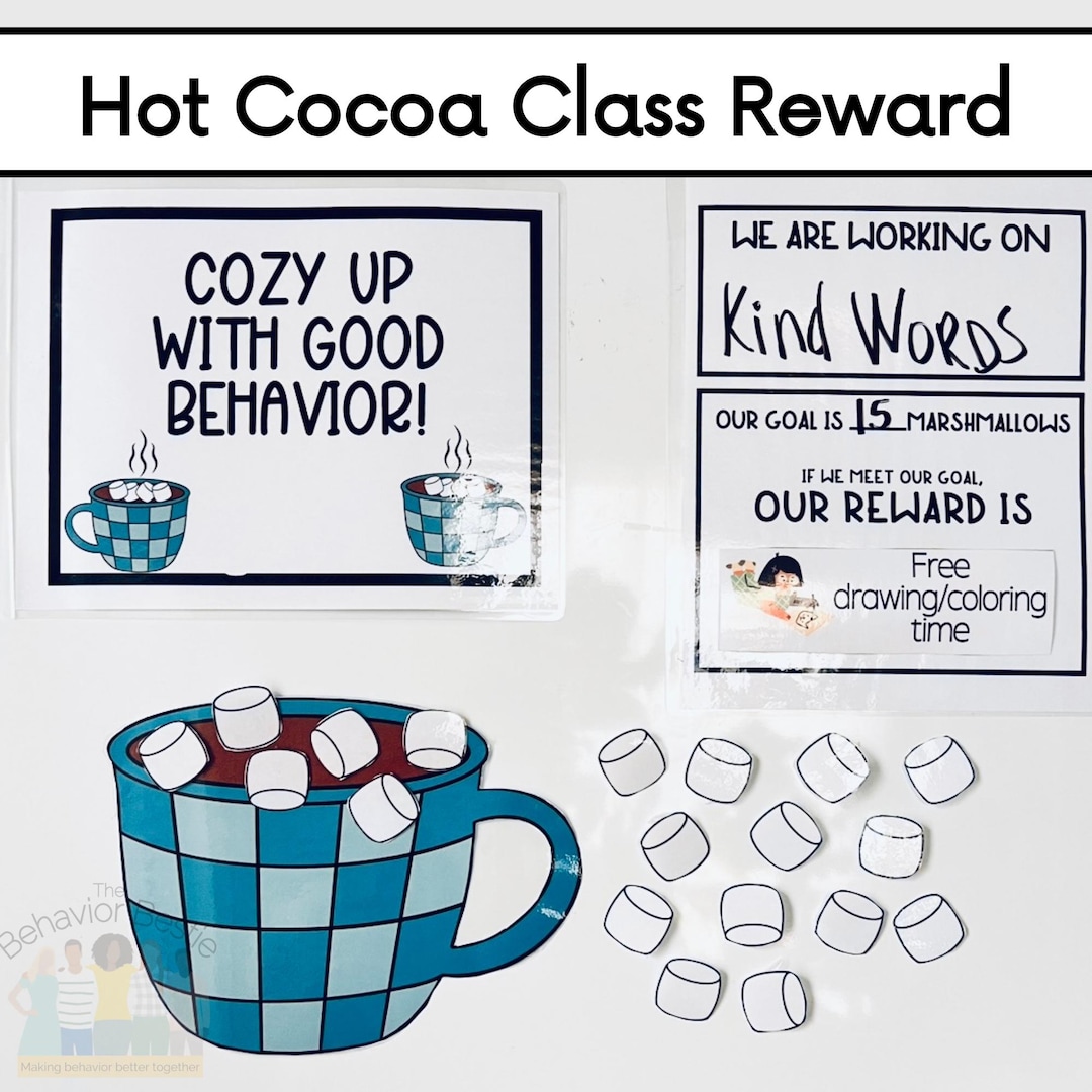 Hot Cocoa Class Reward System | Classroom Management After Winter Break ...