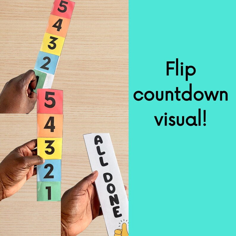 Visual Countdown Boards | Visual Supports for Transitions, Waiting, and ...