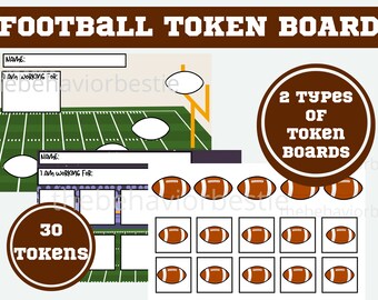 Football Token Board - Etsy