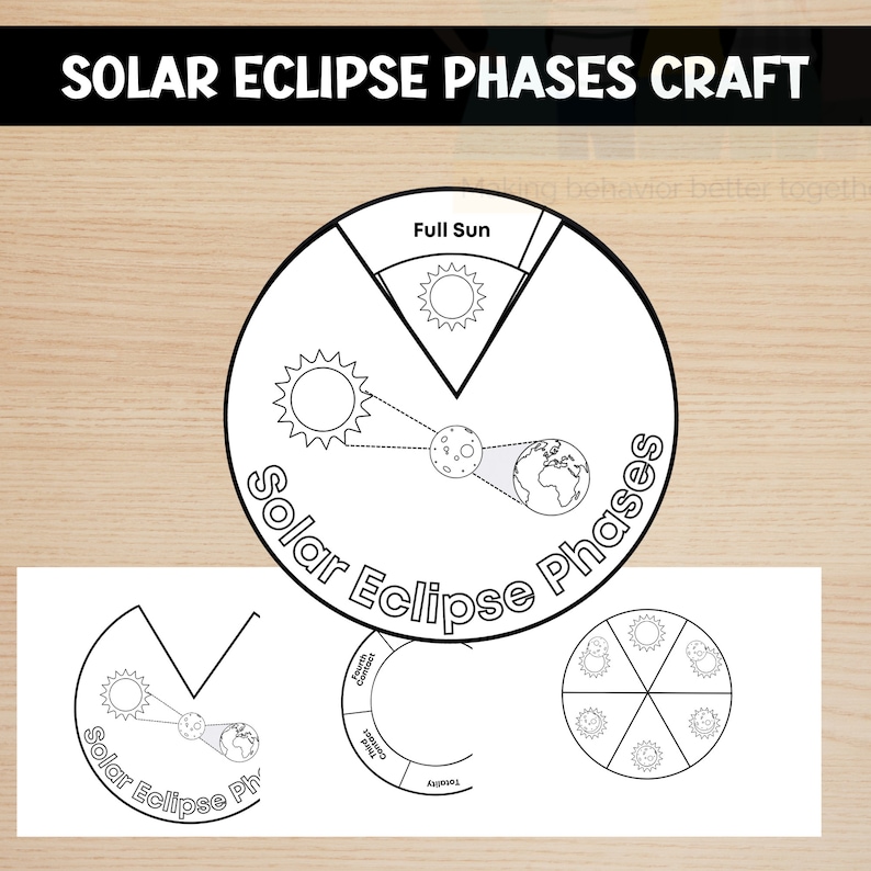 Solar Eclipse Activities, Preschool Activities, Homeschool Solar ...