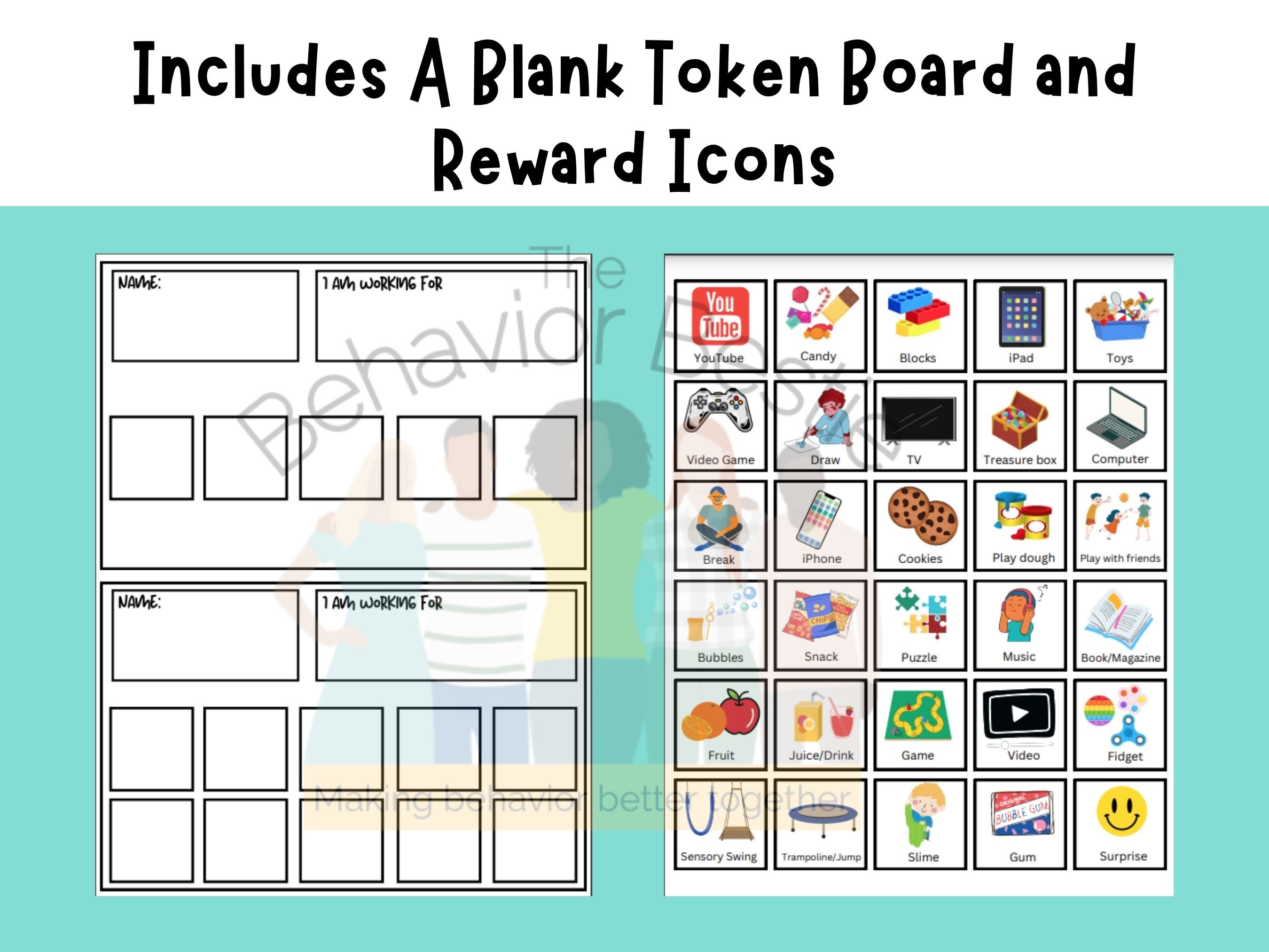 100 Token Boards Bundle | 100 Reward Charts Bundle | Good Behavior ...