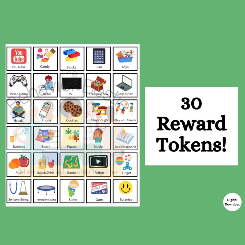 Dinosaur Reward Chart for Kids: Jurassic Behavior Token Board (PDF) - Etsy