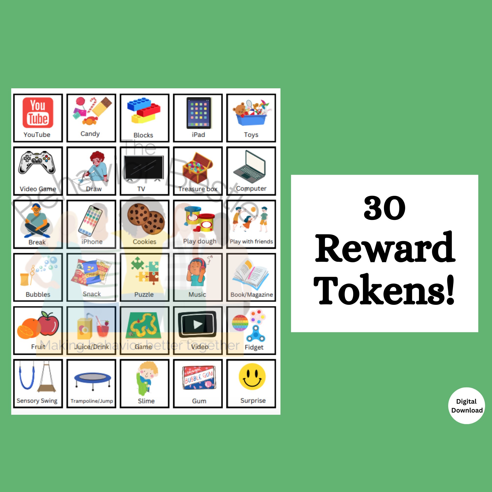 Dinosaur Reward Chart for Kids: Jurassic Behavior Token Board (PDF) - Etsy