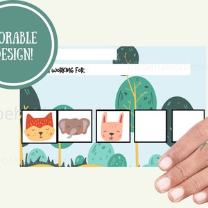 Cute Animals Token Board | Digital Animals Reward Chart | Farm Animals ...