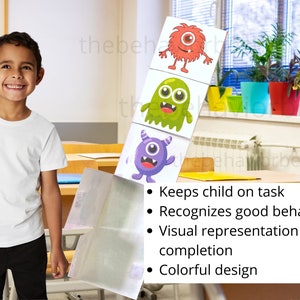 Printable Monsters Token Board | Tokenless Token Board | Flip Token ...