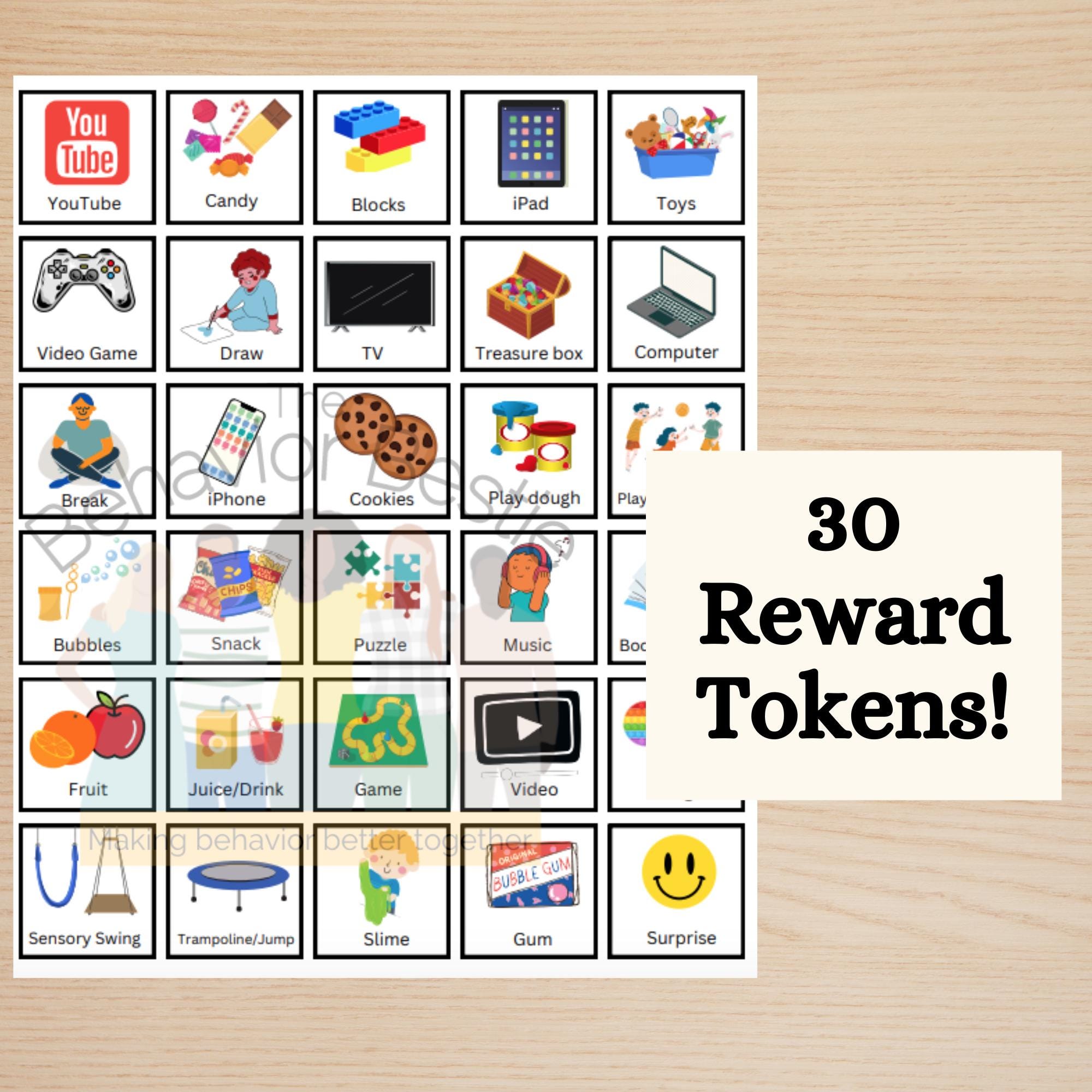 Star Reward Chart: Printable Behavior Token Board (PDF) - Etsy Canada