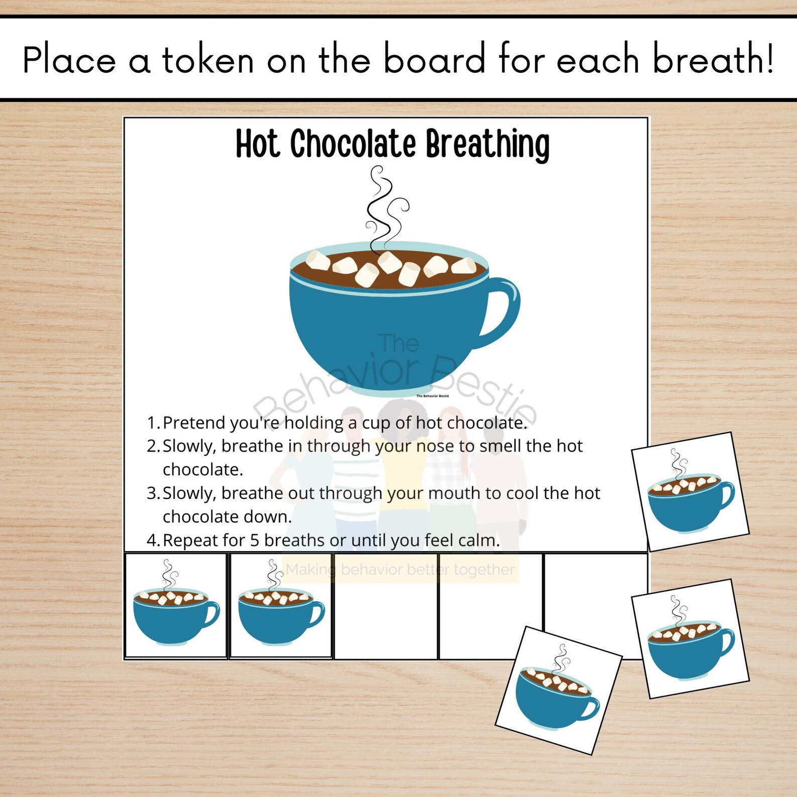 Hot Chocolate Breathing Strategy: Calming Visual for Kids (printable ...