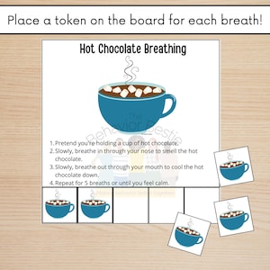 Hot Chocolate Breathing Strategy: Calming Visual for Kids (printable ...