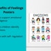 Bilingual SPANISH-ENGLISH Emotions Poster Digital Feelings Chart ...