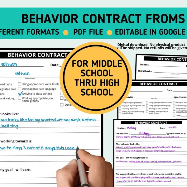 Behavior Chart - Etsy