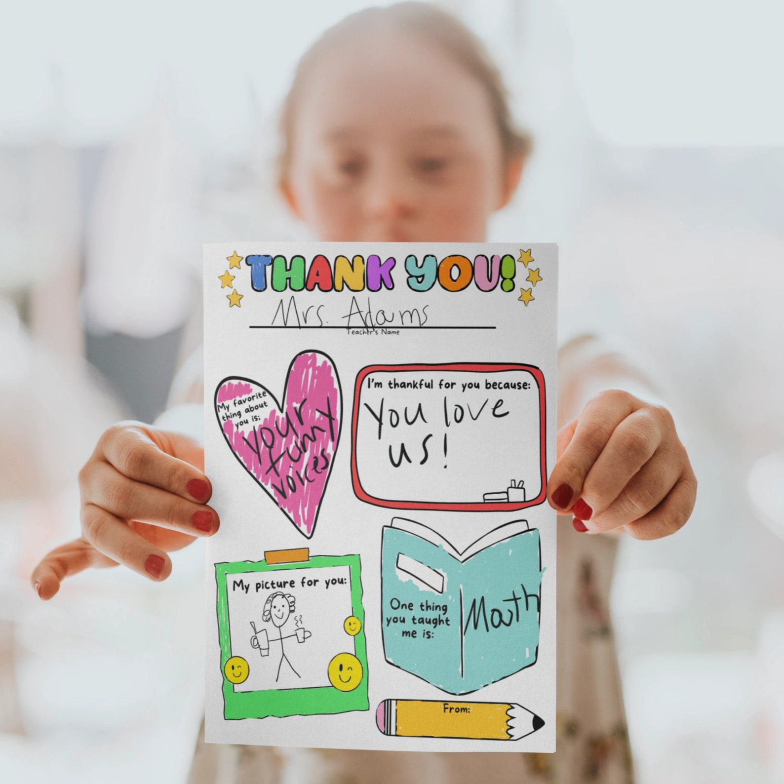 Teacher Appreciation Printable, Kindergarten Teacher Appreciation ...