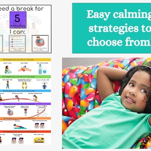 I Need a Break Visual: Self-regulation Cards for Kids (PDF Download) - Etsy