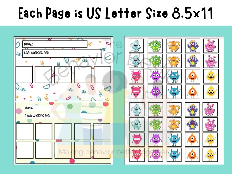 100 Token Boards Bundle | 100 Reward Charts Bundle | Good Behavior ...