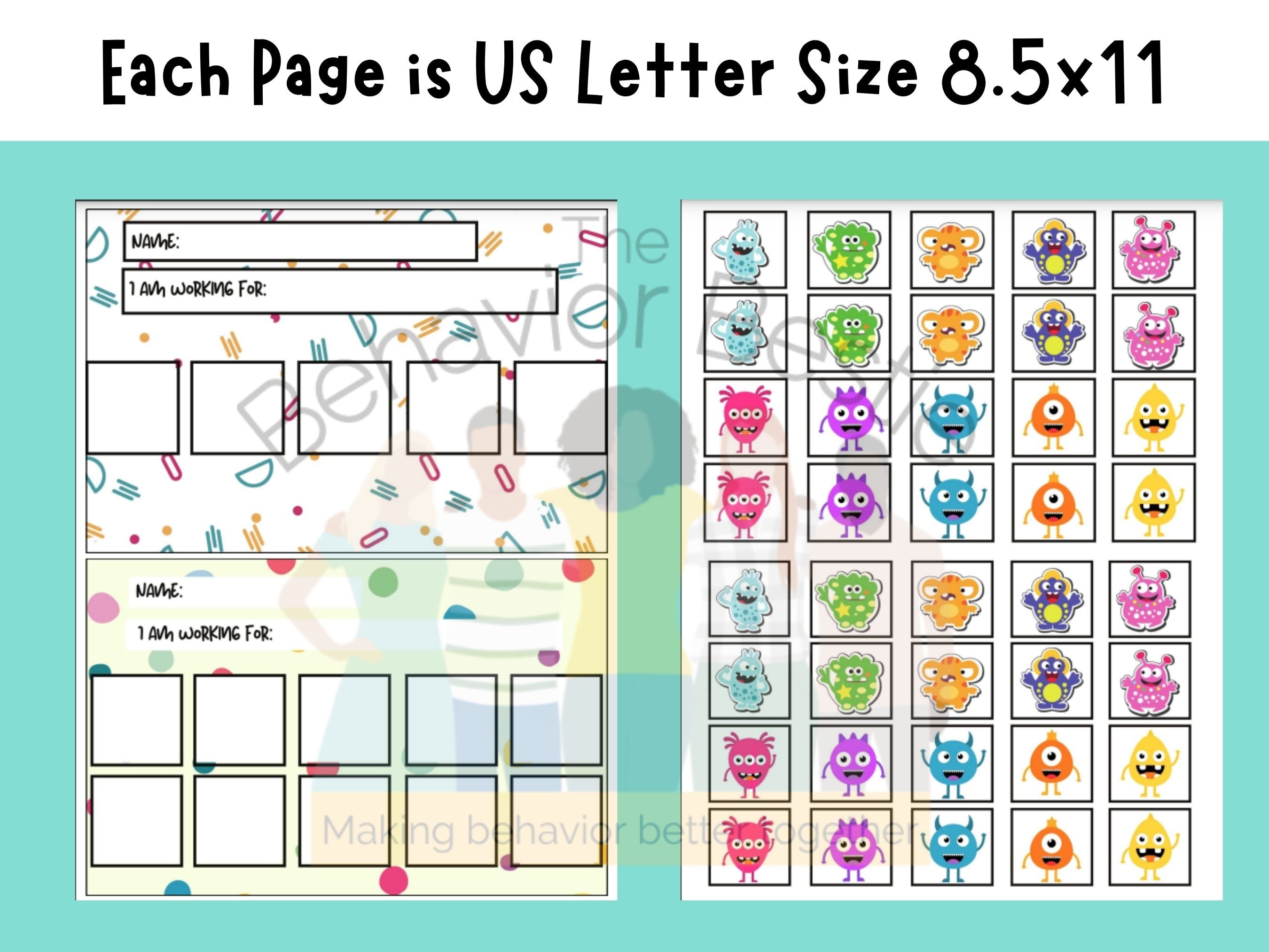 100 Token Boards Bundle | 100 Reward Charts Bundle | Good Behavior ...