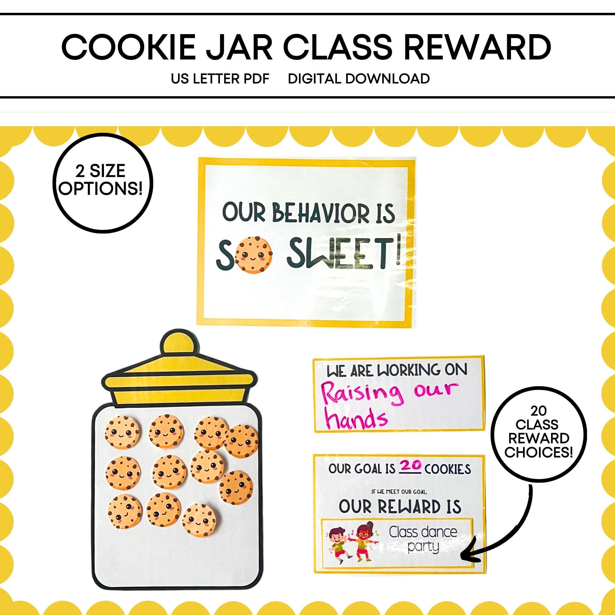 Cookie Jar Class Reward System: Classroom Behavior Tool (digital ...