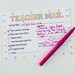 Positive Teacher Notes: Student Praise Cards (digital Download) - Etsy