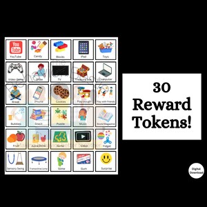 Reward Chart Animal Theme, Kids Behavior Chart, Token Boards for Kids ...