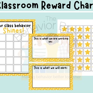 Classroom Reward Charts: Positive Behavior System (digital Download) - Etsy