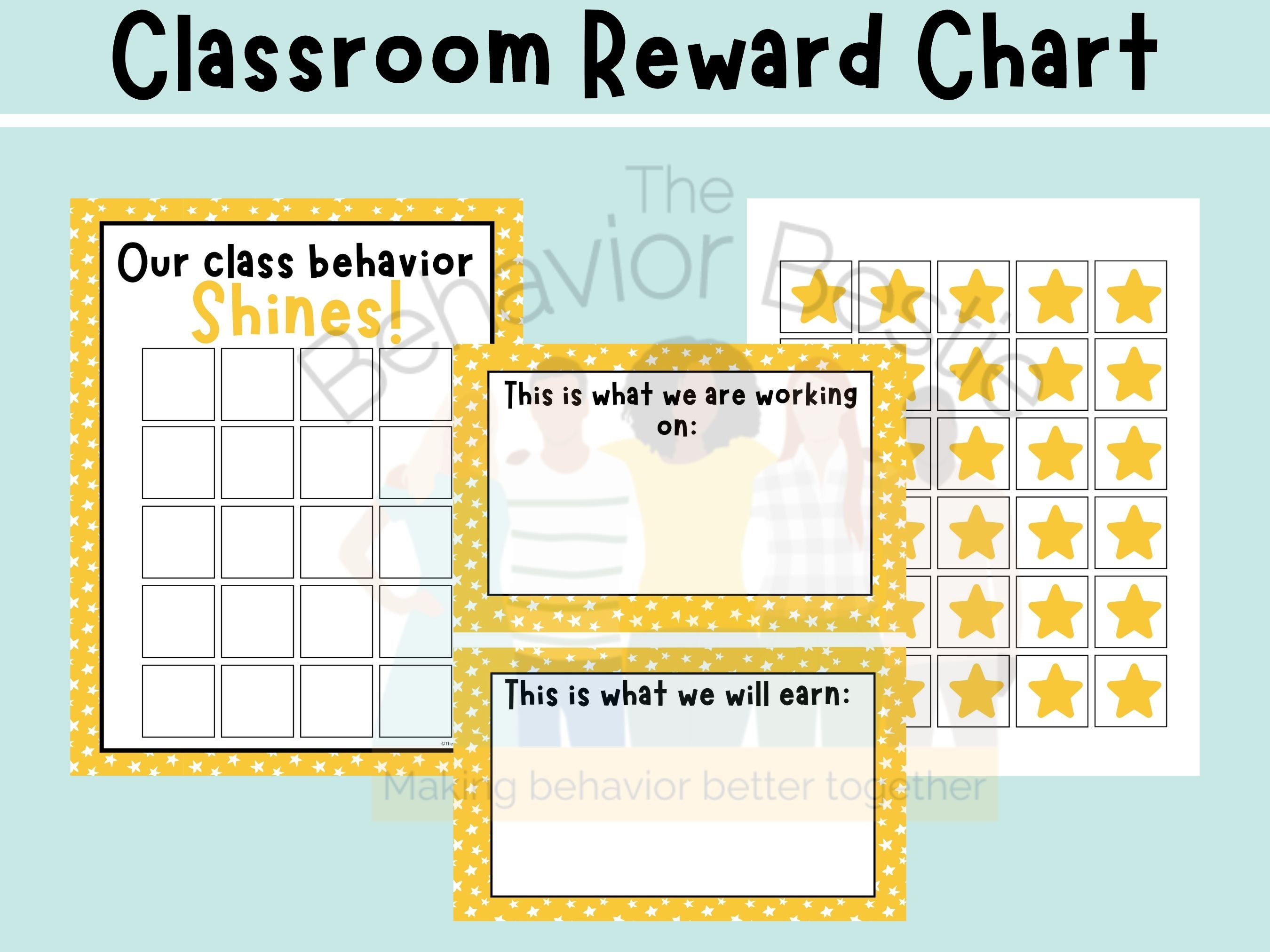 Classroom Reward Charts: Positive Behavior System (digital Download) - Etsy