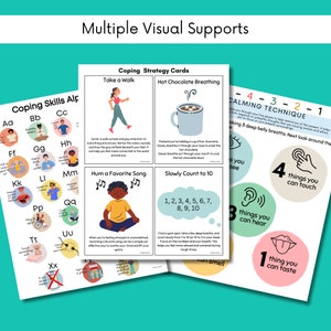 Coping Skills Activity Bundle, Therapy Resources, Emotional Regulation ...