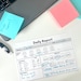 Editable Teacher Daily Report: Parent Communication (PDF Download) - Etsy