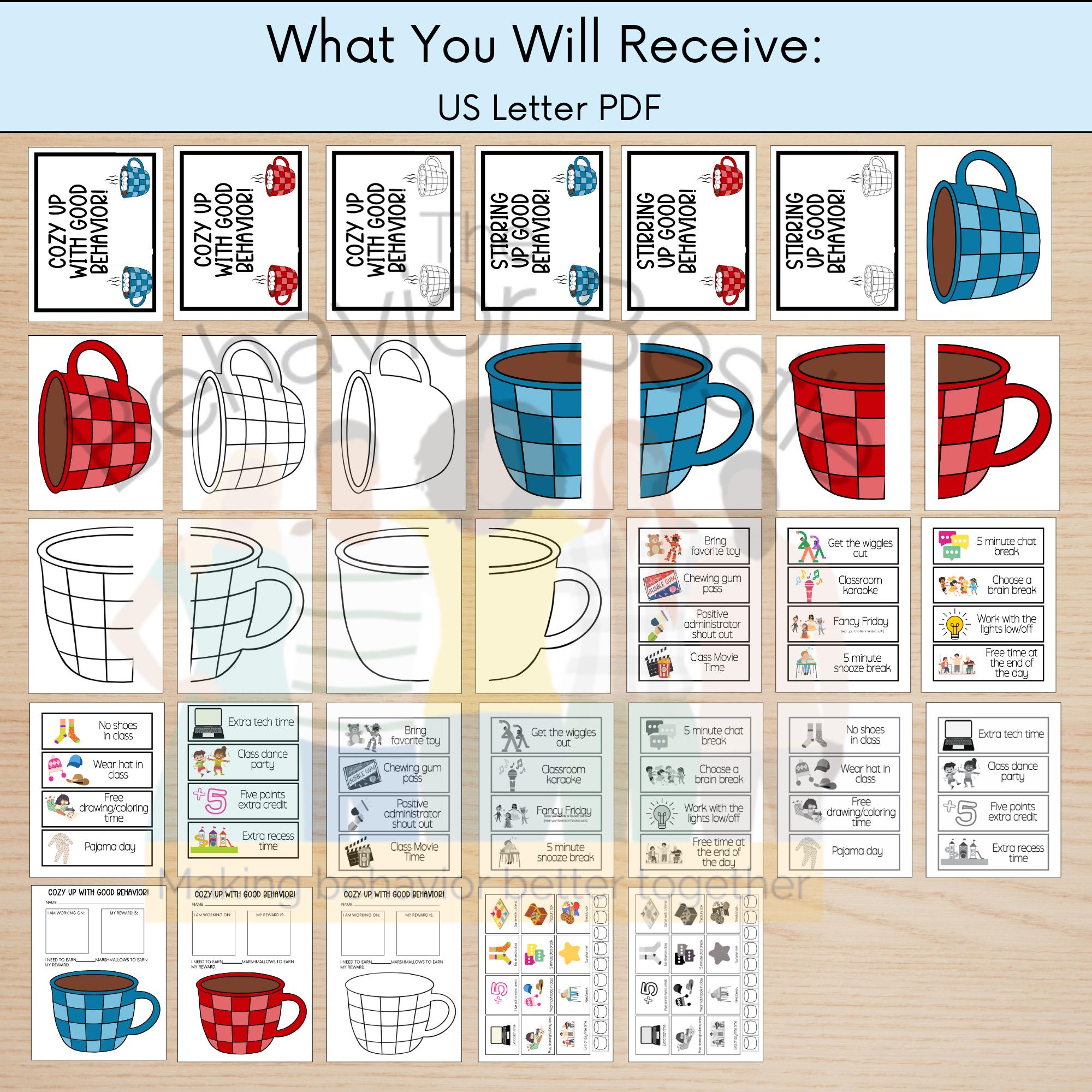 Hot Cocoa Class Reward System: Positive Behavior Management (digital ...