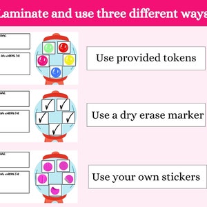 Gumball Sticker Chart | Gumball Token Board | Positive Behavior Chart ...