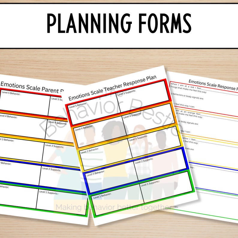 Emotions 5-point Scale Bundle: Autism, ADHD, Self-regulation (digital ...